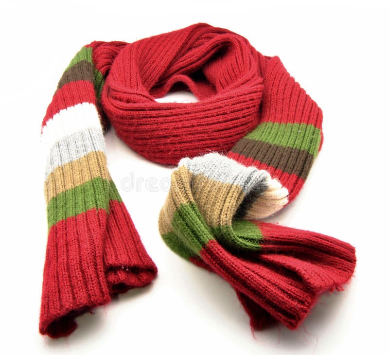 Multi-colored scarf stock photo. Image of shawl, green - 23376792