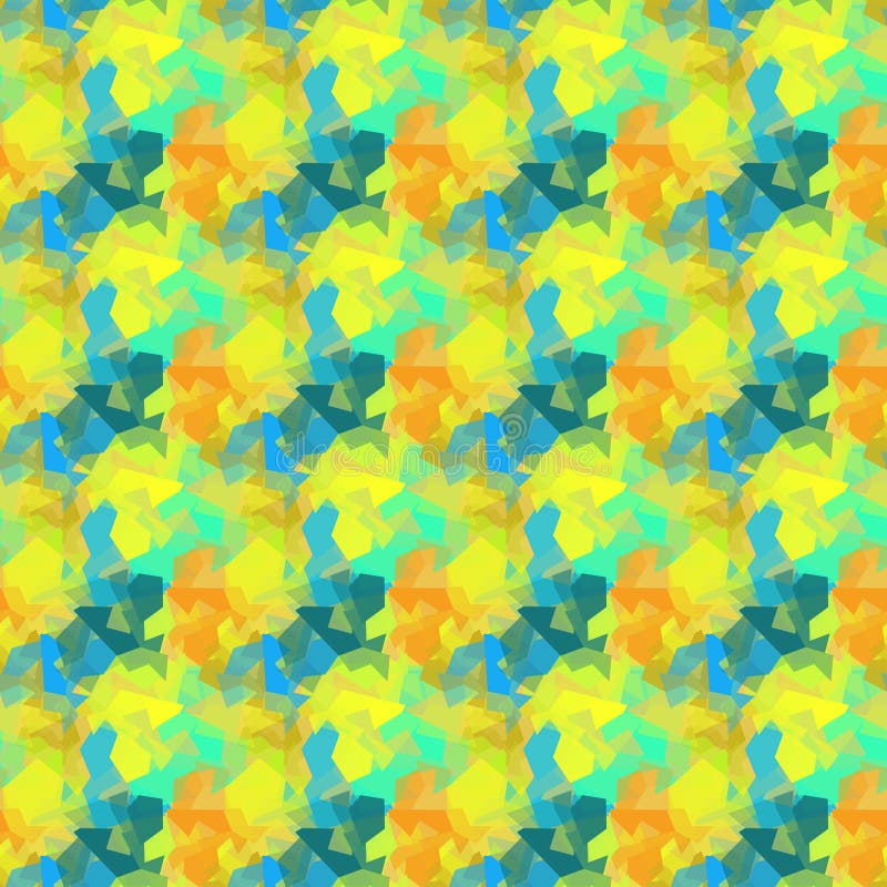 Multi Colored Seamless Geometric Camouflage Pattern Illustration Stock ...