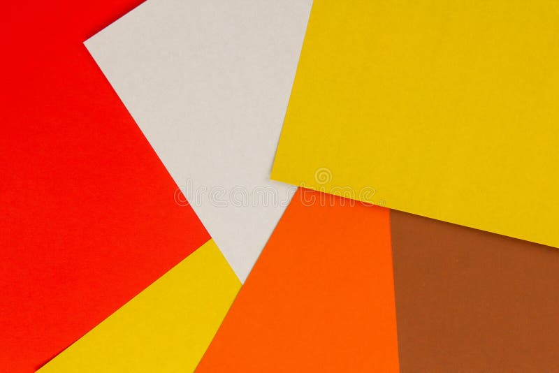 Multi-colored Sheets of Rectangular Paper, Spread Out on a Plane ...