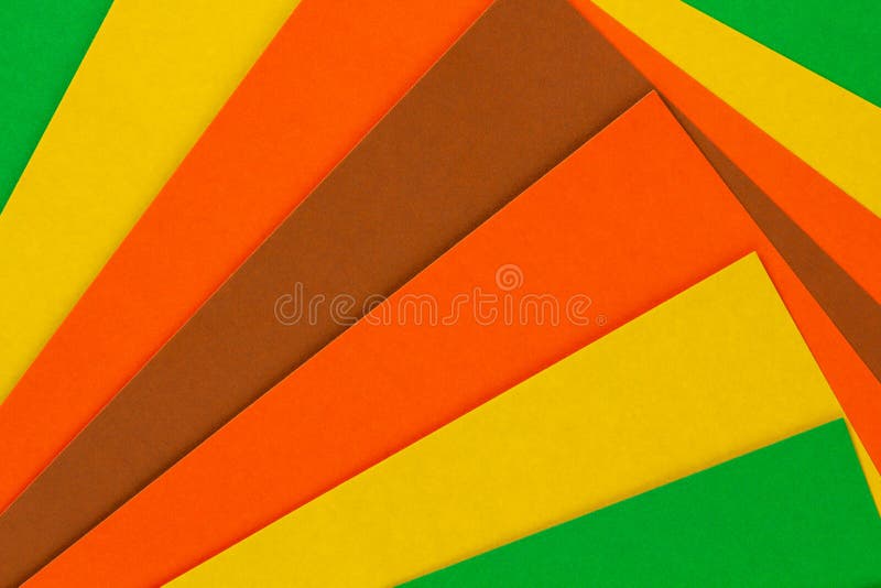 Multi-colored Sheets of Rectangular Paper, Spread Out on a Plane ...