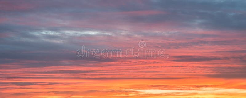 Multi Colored Sky at Sunset Stock Image - Image of pink, dawn: 185674041