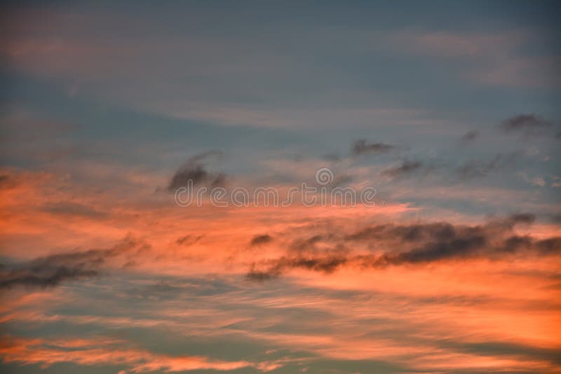 The multi-colored sky stock photo. Image of morning, dawn - 79592234