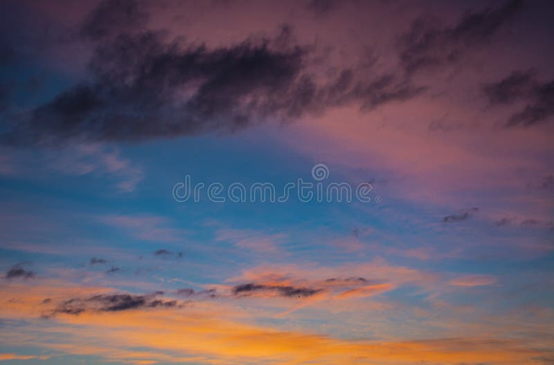 The multi-colored sky stock image. Image of colorful - 79614017