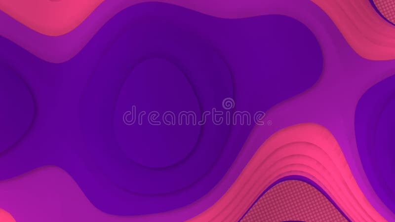 Multi Colored Sliced Shape Loop Animation. 3d Rendering Modern Art ...