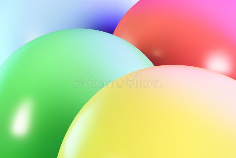 Multi-colored Spheres. Abstract Background Stock Illustration ...