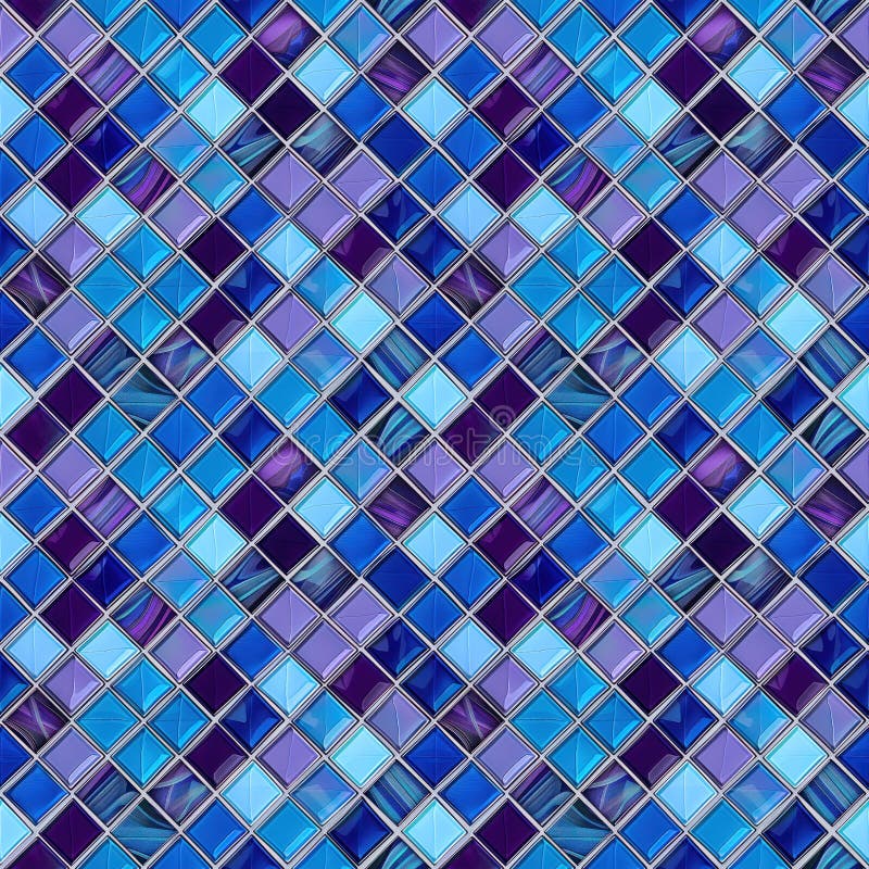 Multi-colored Square Tile Floor Pattern Stock Illustration ...