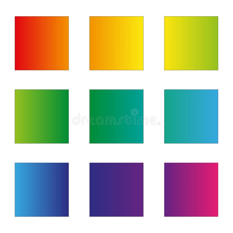 Multi-colored Squares. Geometric Background. Rectangle Pattern. Vector ...