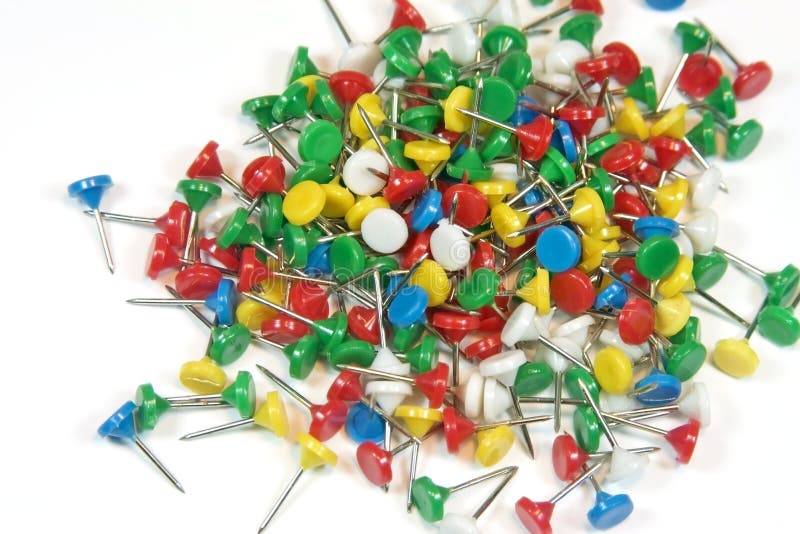 Multi-colored Stationary Pins Picture. Image: 4441659