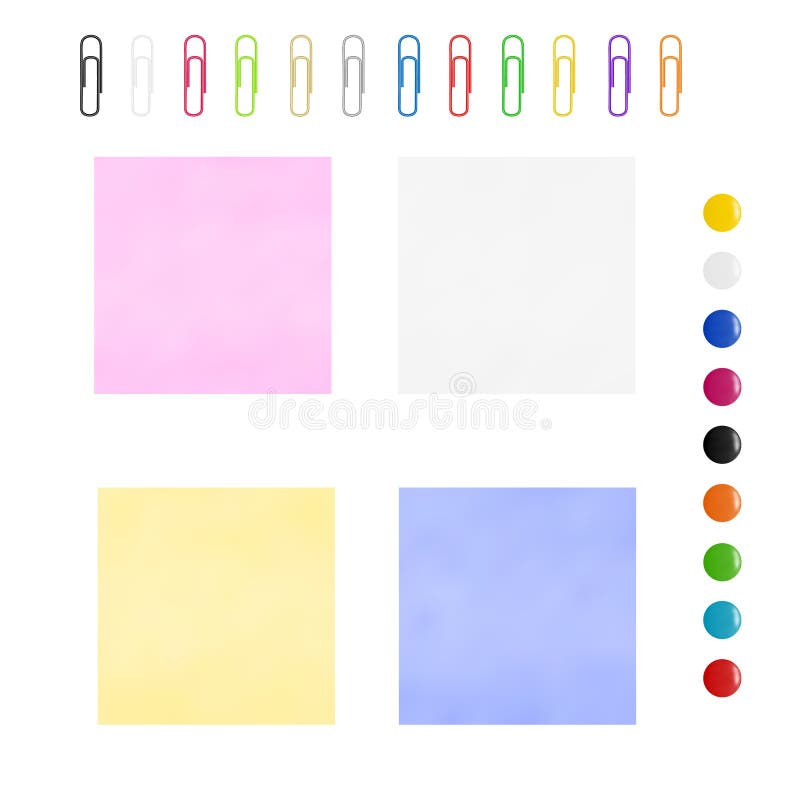 Multi-colored Stickers.Vector Illustration. Stock Vector - Illustration ...