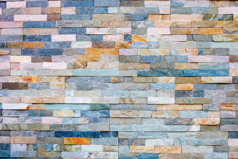 Multi-colored Stone Texture from a Natural Stone. Stock Photo - Image ...