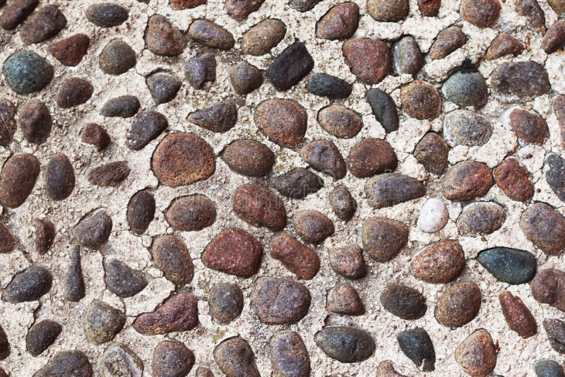 Multi-colored Stone Texture Road Background Stock Image - Image of ...