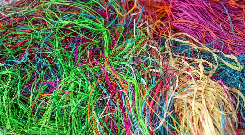 Multi-colored Straw for Weaving, Materials for Crafting, Bright ...