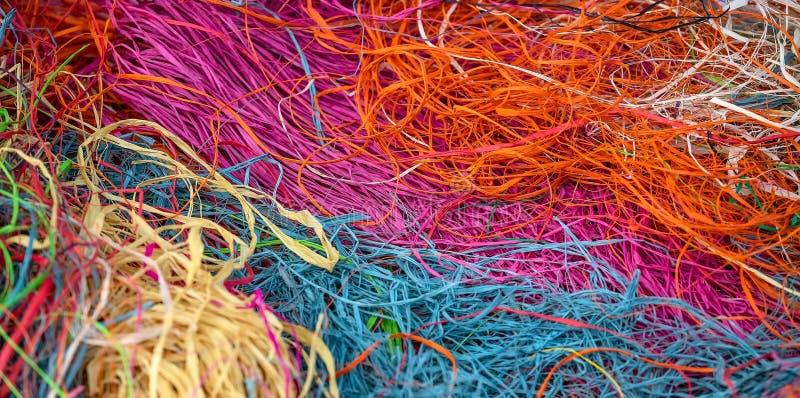 Multi-colored Straw for Weaving, Materials for Crafting, Bright ...