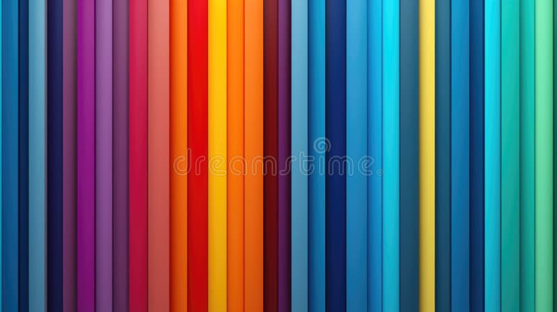Multi-Colored Stripes Background, Abstract Illustration Stock ...