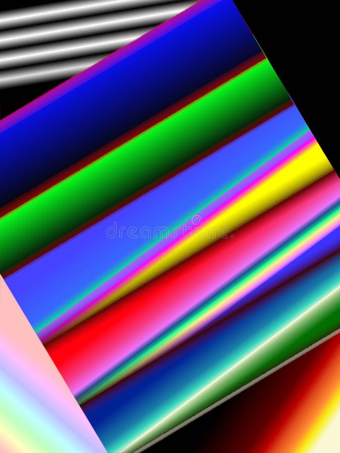Multi-colored Stripes of Different Sizes, Abstraction Stock ...