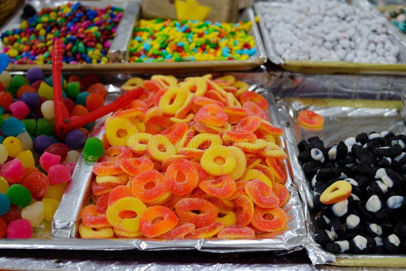 Multi-colored Sugared Gummies. Stock Photo - Image of bear, sugary ...