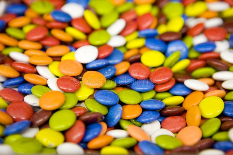 Multi-colored sweets stock photo. Image of white, dessert - 5369622