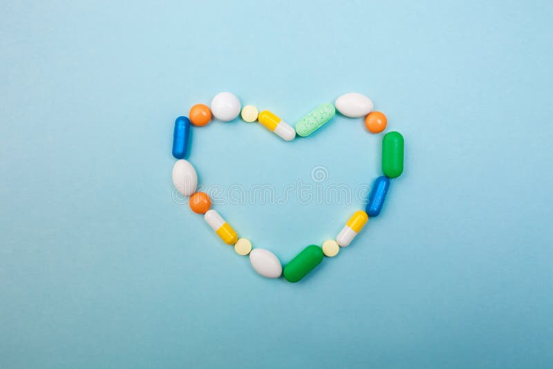 Multi-colored Tablets and Capsules, White Bottle for Tablets ...