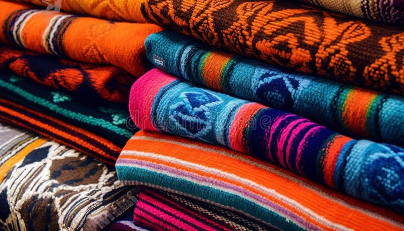 Multi Colored Textile Patterns Showcase Cultures in the Fashion ...