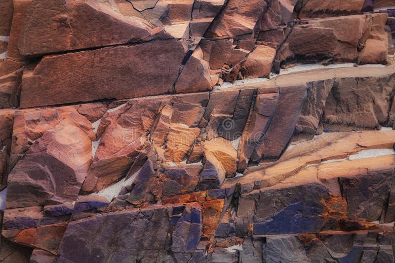 Multi-colored Texture of Natural Stone Stock Image - Image of fracture ...