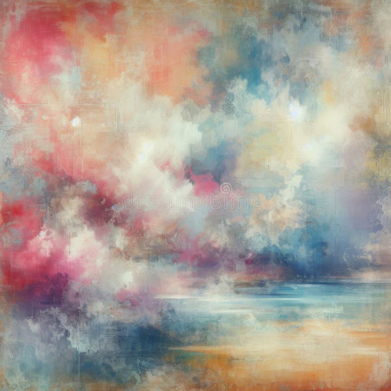 Multi-colored Textures Drawn with Pastel Paints Stock Illustration ...