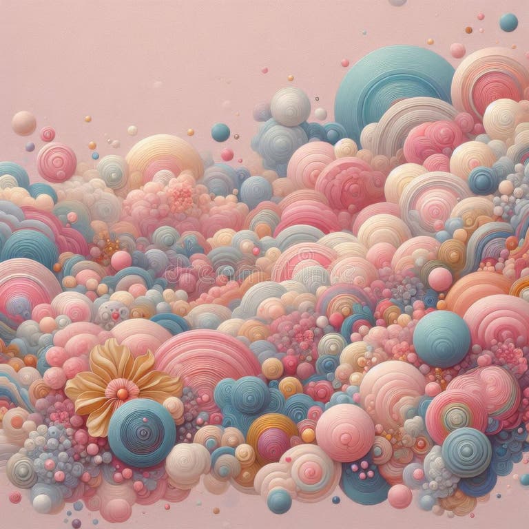 Multi-colored Textures Drawn with Pastel Paints Stock Illustration ...