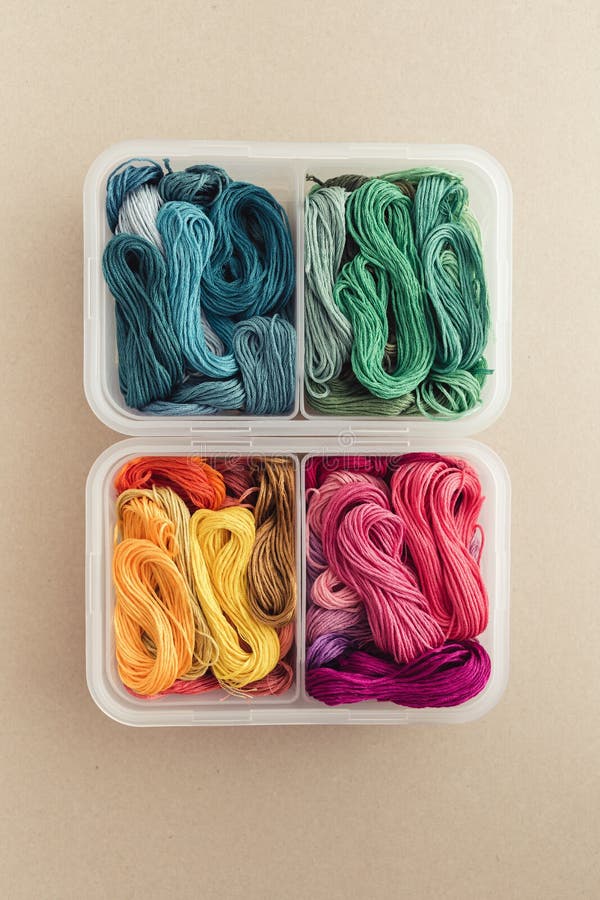 Multi Colored Threads stock image. Image of hobbies, collection - 68301295