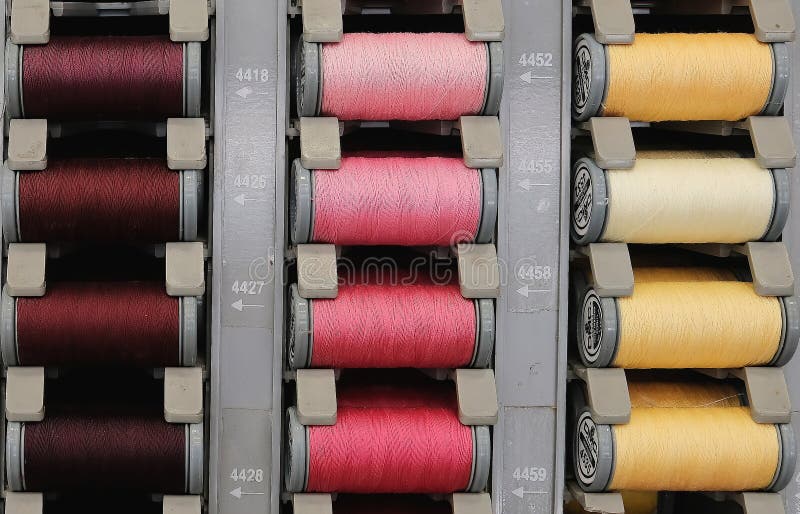Multi-colored Threads for Household and Industrial Sewing Machines and ...