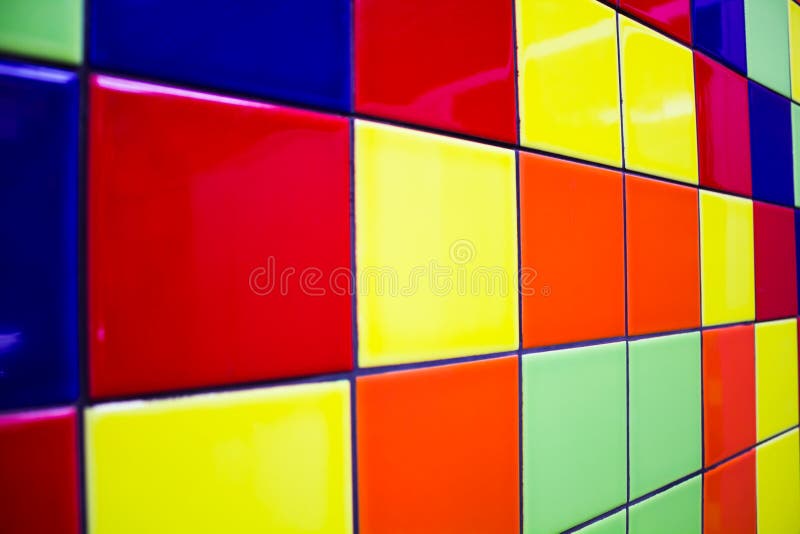 Multi-colored Tiles for the Background Stock Image - Image of interior ...