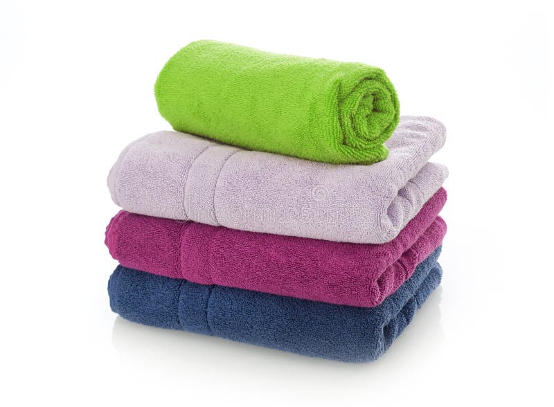 Multi-colored towels stock image. Image of laundry, objects - 72484199