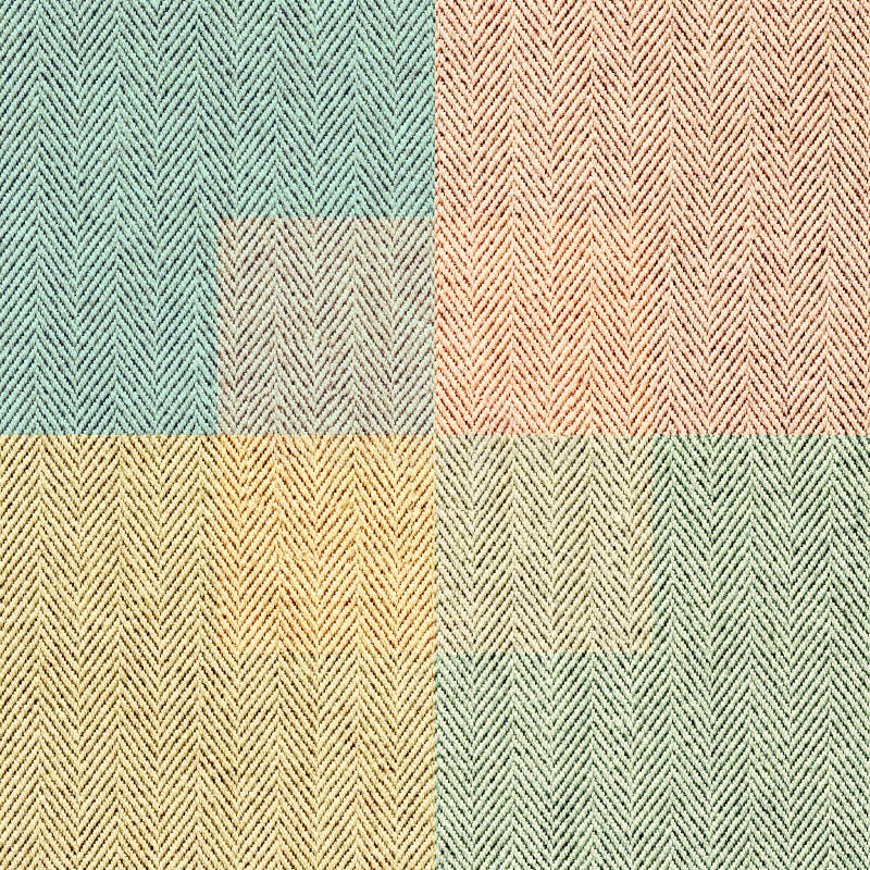 The Multi-colored Tweed Fabric. Seamless Texture in Retro Style. Stock ...
