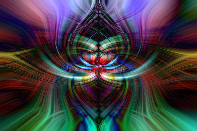 Multi-colored Twirl Special Effect Abstract Photograph Stock ...