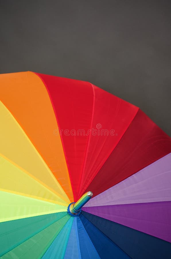 Multi-colored umbrella stock image. Image of outdoors - 23971569