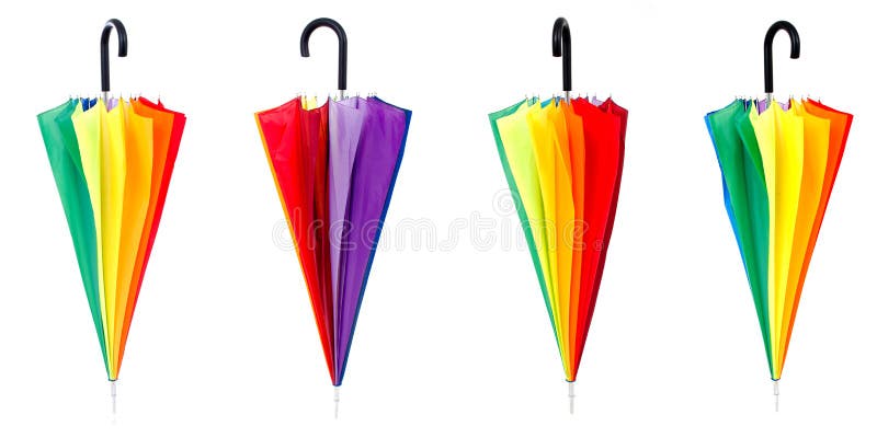 Multi-colored umbrella stock image. Image of purple, covering - 23971731