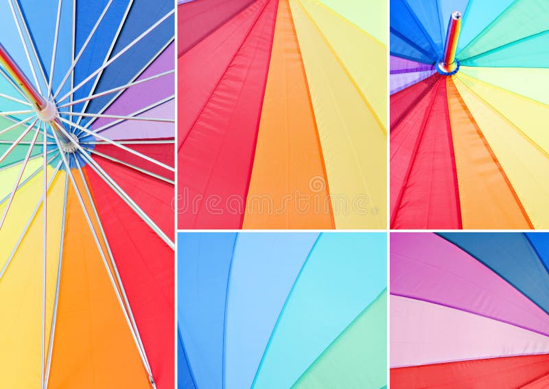 Multi-colored umbrella stock image. Image of voyage, purple - 23971761