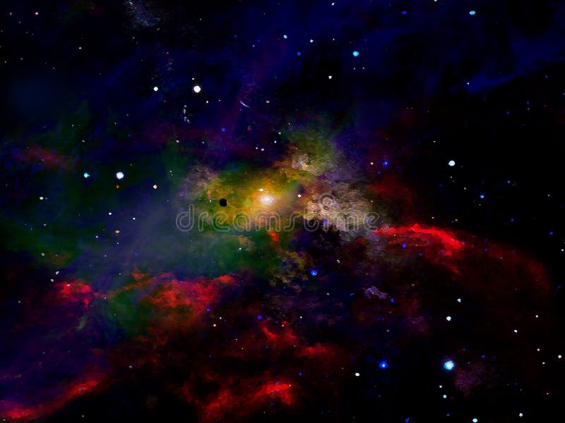 A Multi-Colored Universe Poster Stock Photo - Image of multicolored ...