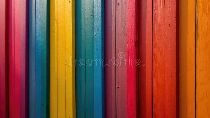 Multi-colored Vertical Slats Stock Image - Image of colors, beautiful ...