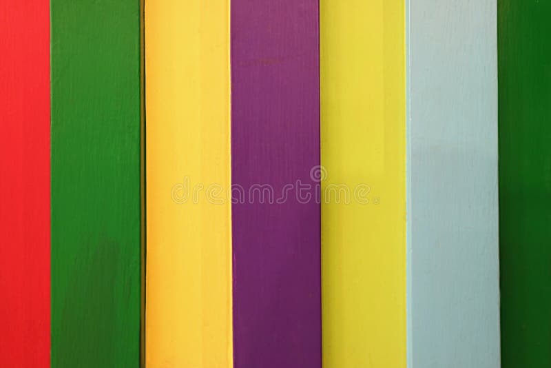 Multi-colored Vertical Stripes Pattern Wooden Wall for Background Stock ...