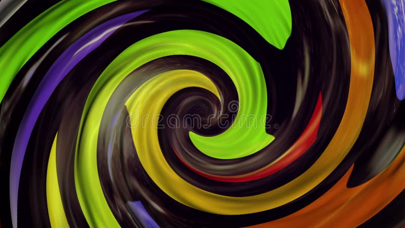 Multi-colored Vibrant Spiral Motion Background Stock Video - Video of ...