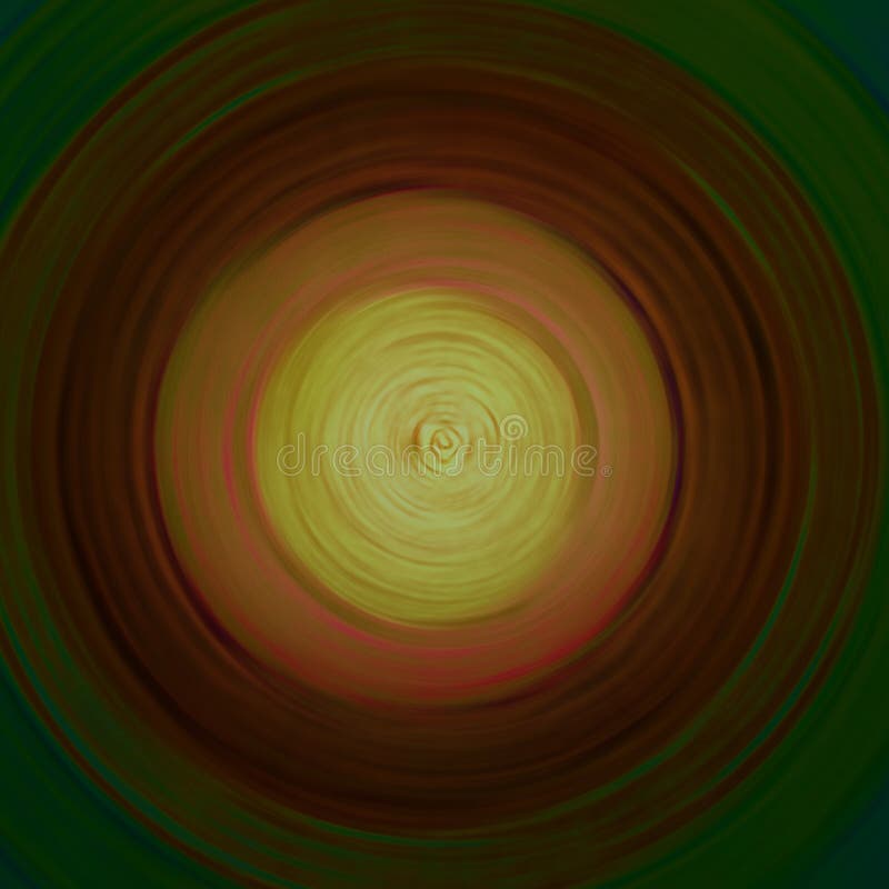 Multi Colored Vortex with Bright Yellow Sun Inside. Stock Image - Image ...