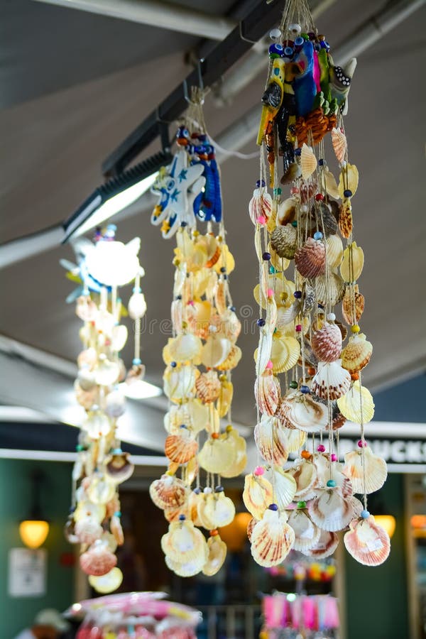 Multi-colored Wall and Ceiling Retro Ornaments, Various Ceramics and ...