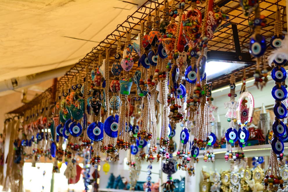 Multi-colored Wall and Ceiling Retro Ornaments, Various Ceramics and ...