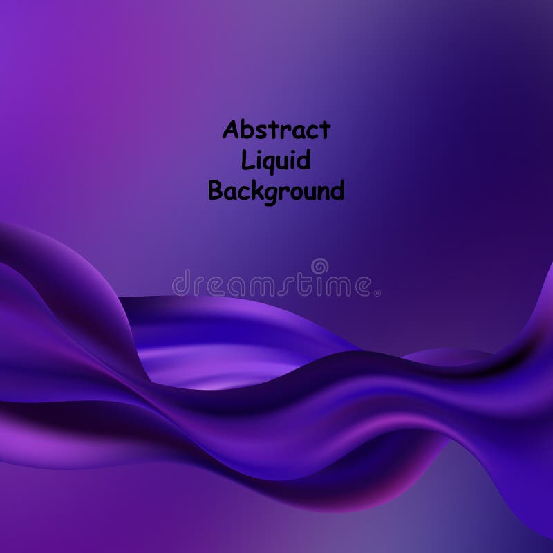 Multi-colored Wave. Liquid Vector Background. Design Element. Eps 10 ...