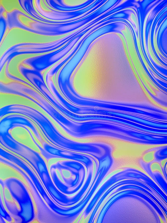 Hologram Waves Texture Seamless Stock Illustration - Illustration of ...