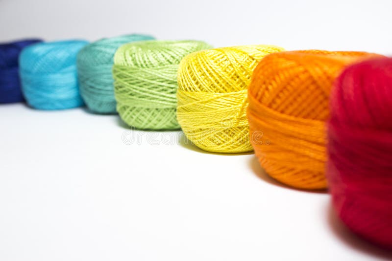 Multi-colored yarn stock photo. Image of needlework, texture - 91523692