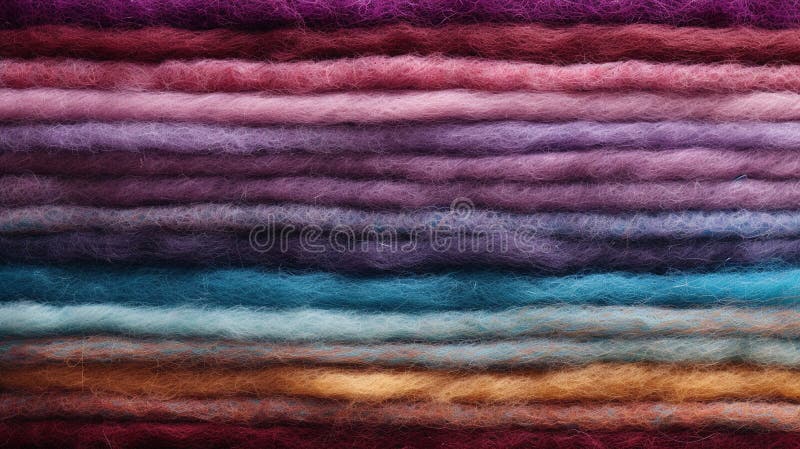 Multi-colored Yarn Thread Texture. Selective Focus Stock Illustration ...
