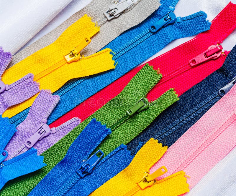 Multi-colored zipper stock photo. Image of lock, element - 53168144