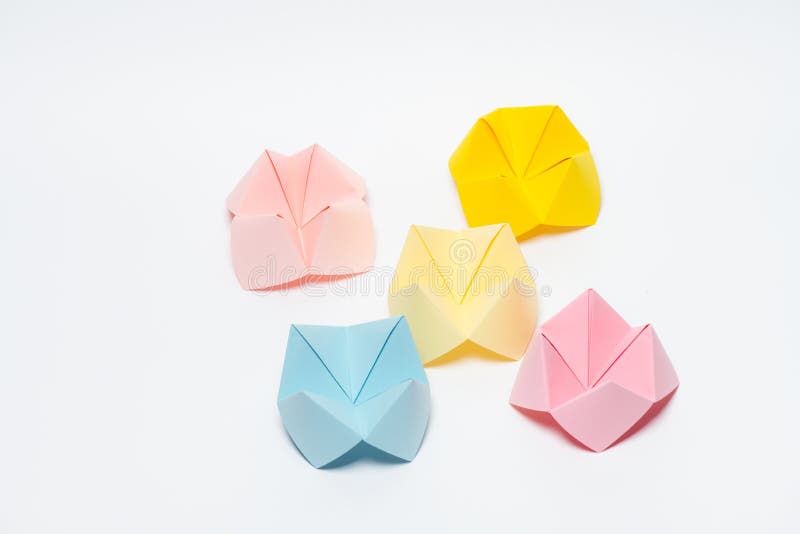 Multi Colors Paper Fortune Teller Stock Photo - Image of business ...