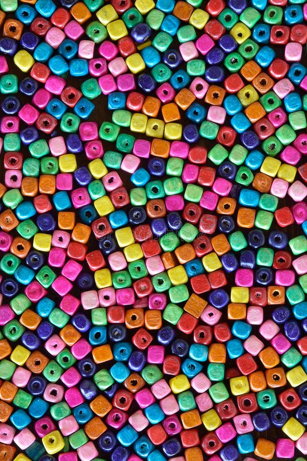 Multi colour beads stock image. Image of crafts, making - 51087981