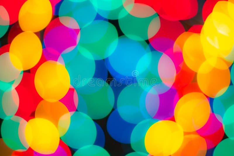 Multi Colour Blur Bokeh Light Stock Photo - Image of blur, blured ...